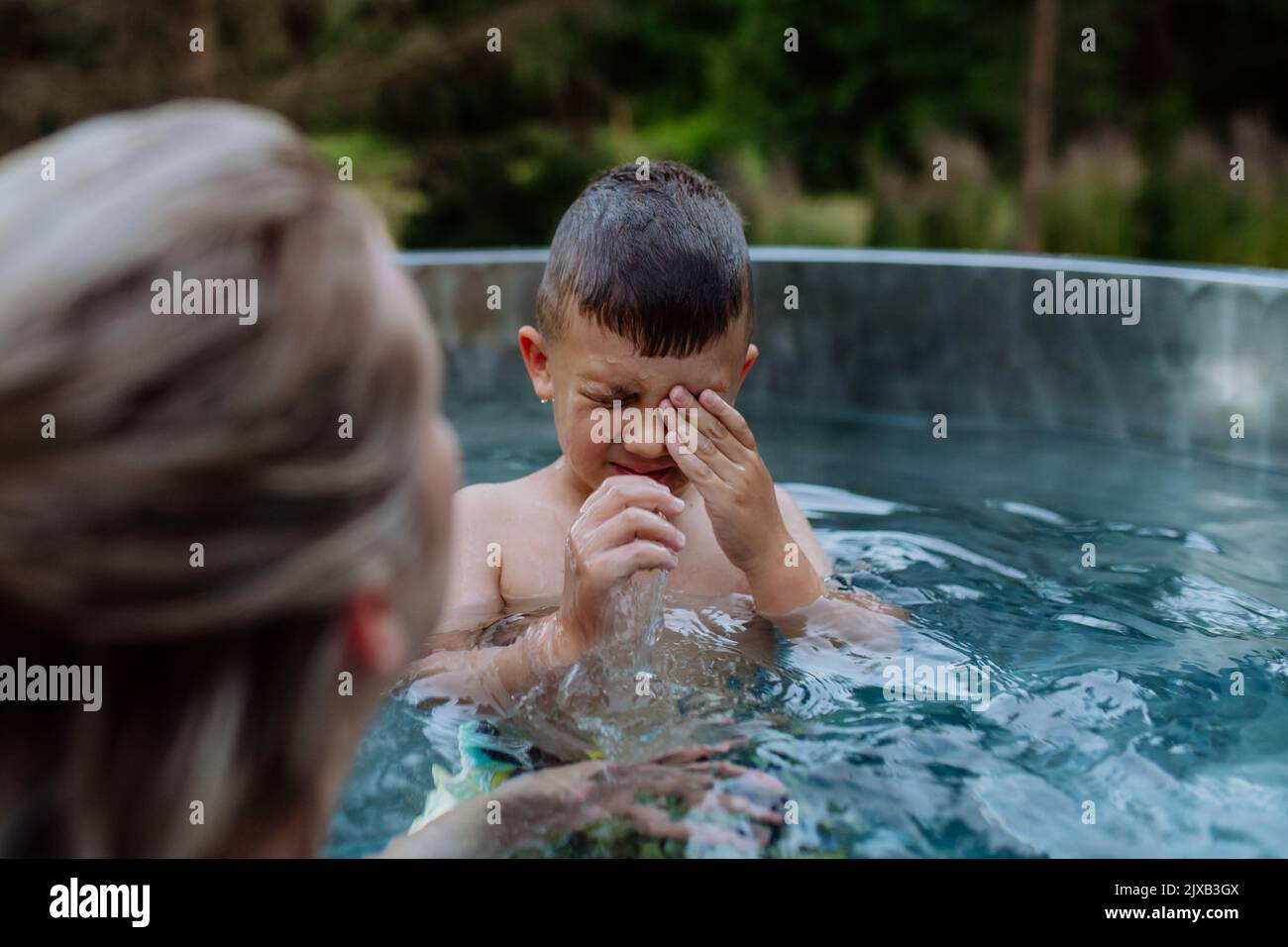 Boy dive water hi-res stock photography and images - Alamy