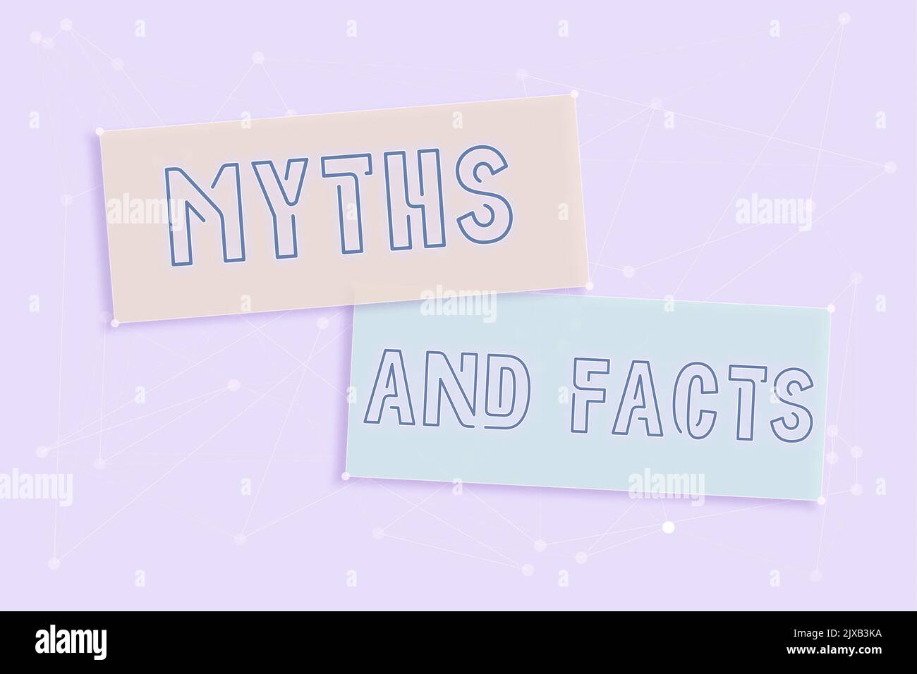 Text Showing Inspiration Myths And Factsoppositive Concept About Modern