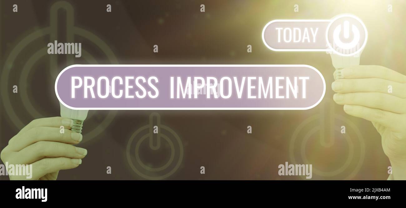 Writing displaying text Process Improvement. Conceptual photo ...