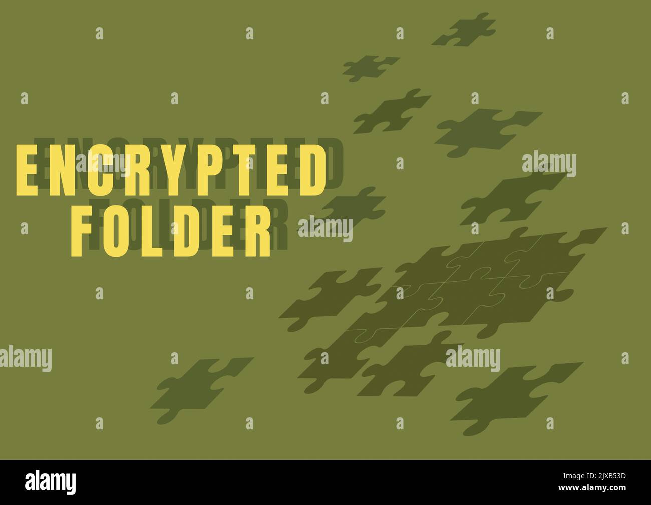Writing Displaying Text Encrypted Folderprotect Confidential Data From Attackers With Access
