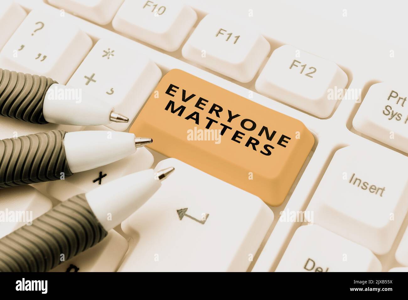 Conceptual caption Everyone Mattersall the people have right to get ...