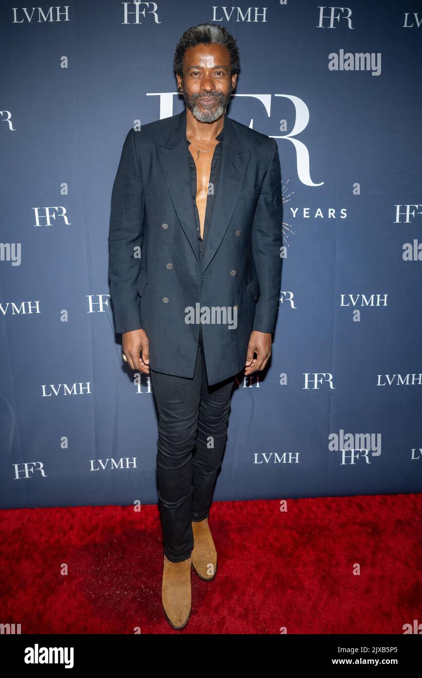 New York, USA. 06th Sep, 2022. Musa Jackson arrives at the Harlem's ...
