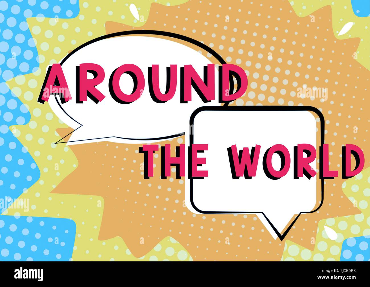 Text showing inspiration Around The Worldsaying that something ...