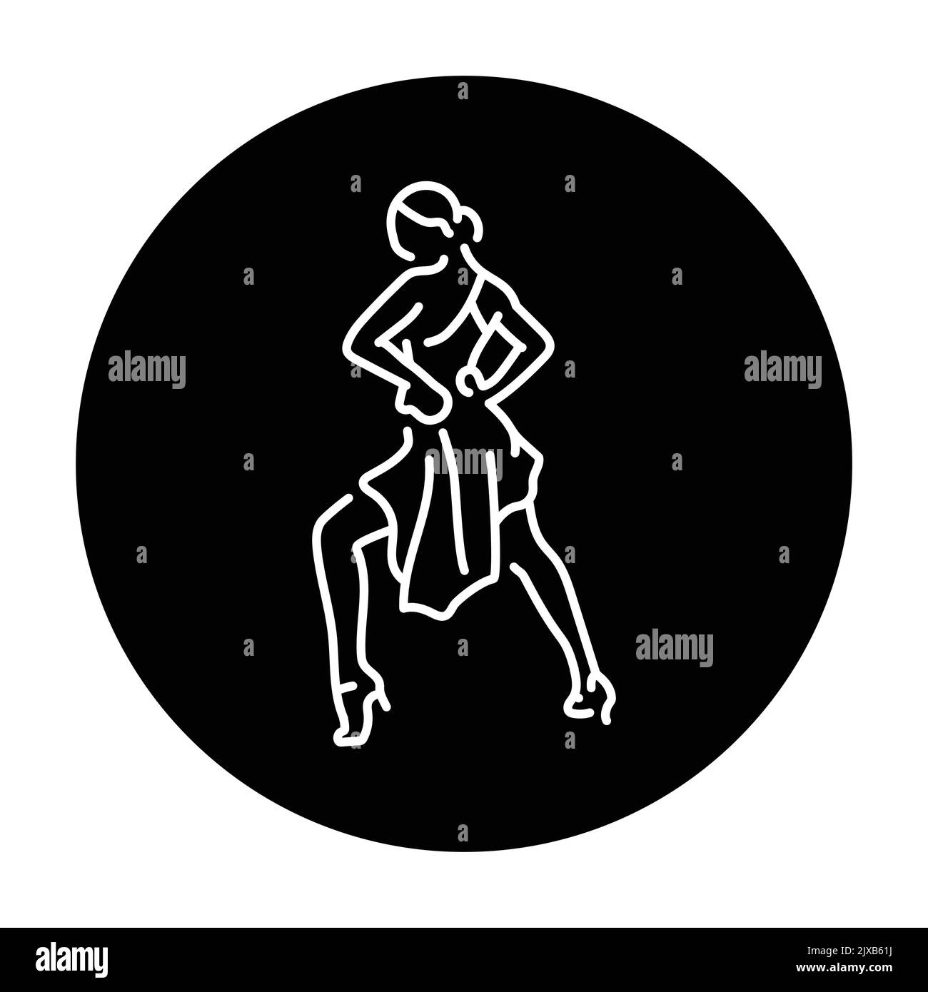 Salsa dancer cartoon hi-res stock photography and images - Alamy