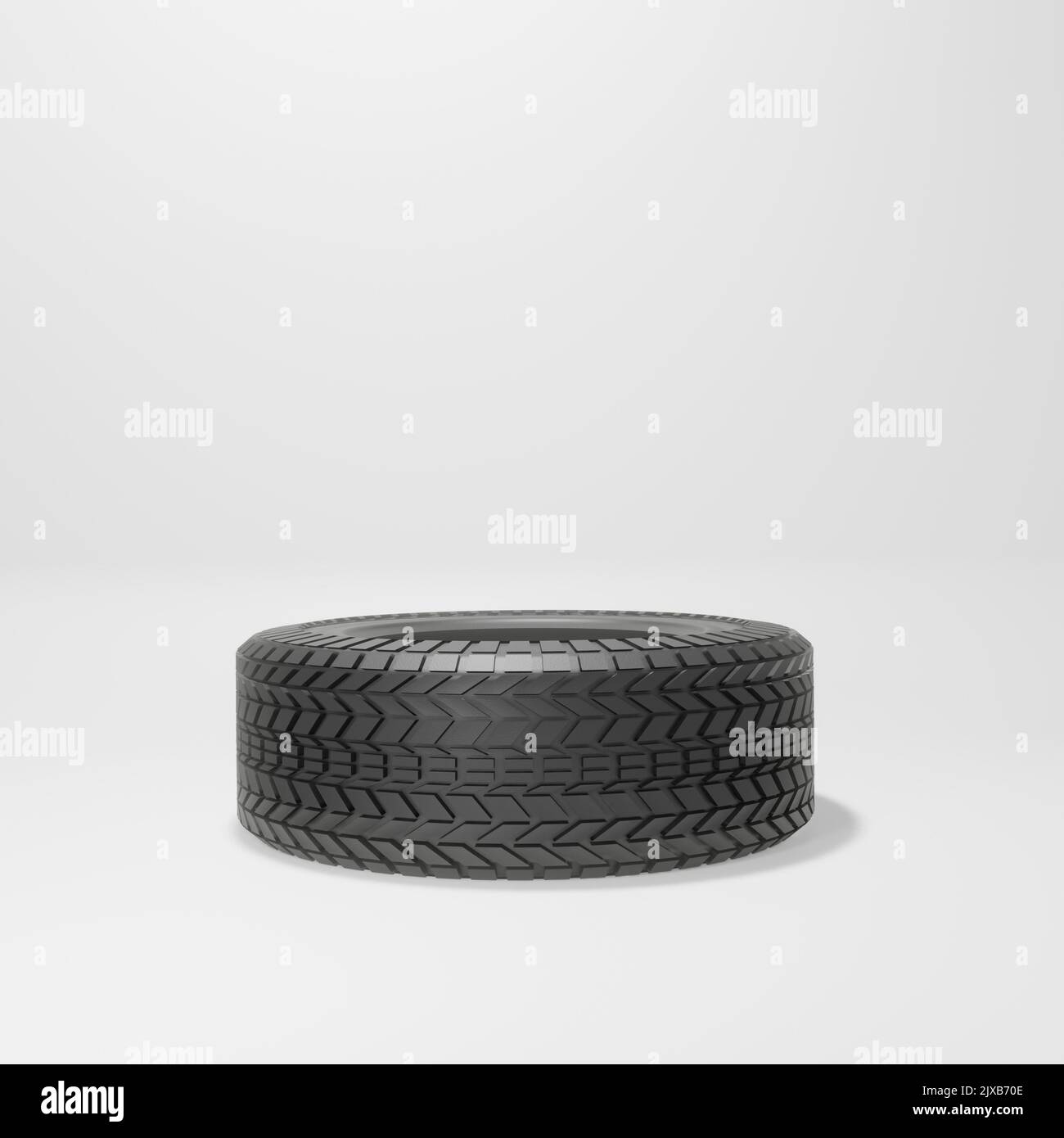 Car tires realistic 3d design Stock Photo - Alamy