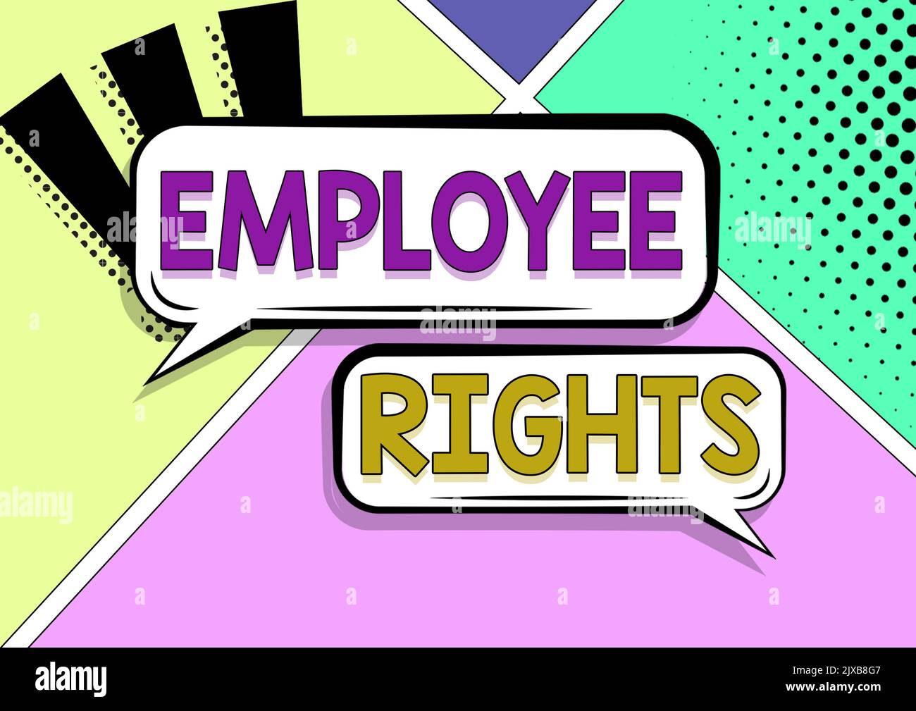 Sign displaying Employee RightsAll employees have basic rights in their ...