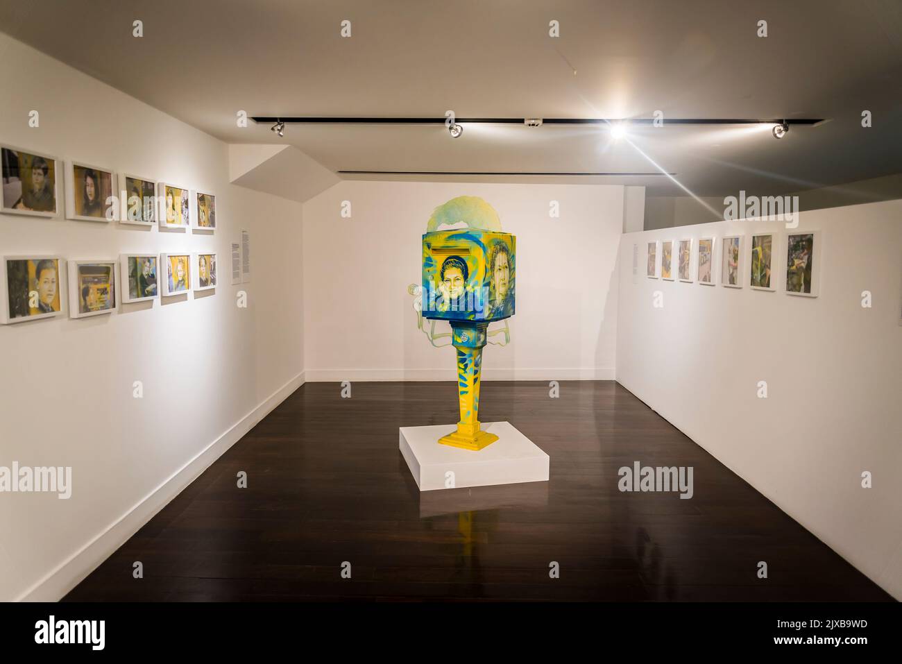 Exhibition With A Postbox In The Memorial De La Shoah Is The Holocaust