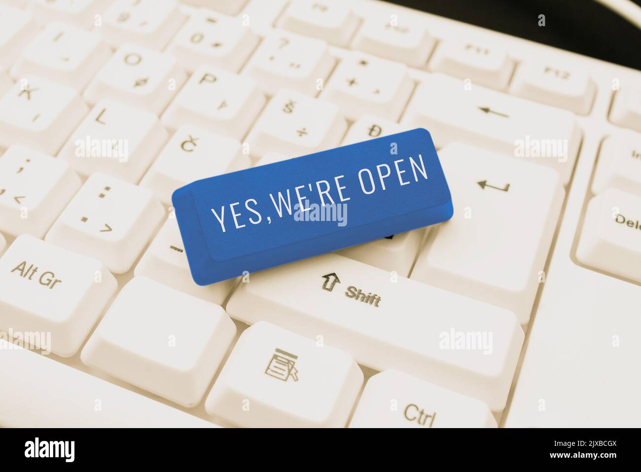 Text caption presenting Yes, We re are Openanswering on client that ... Text caption presenting Yes, We re are Openanswering on client that ...