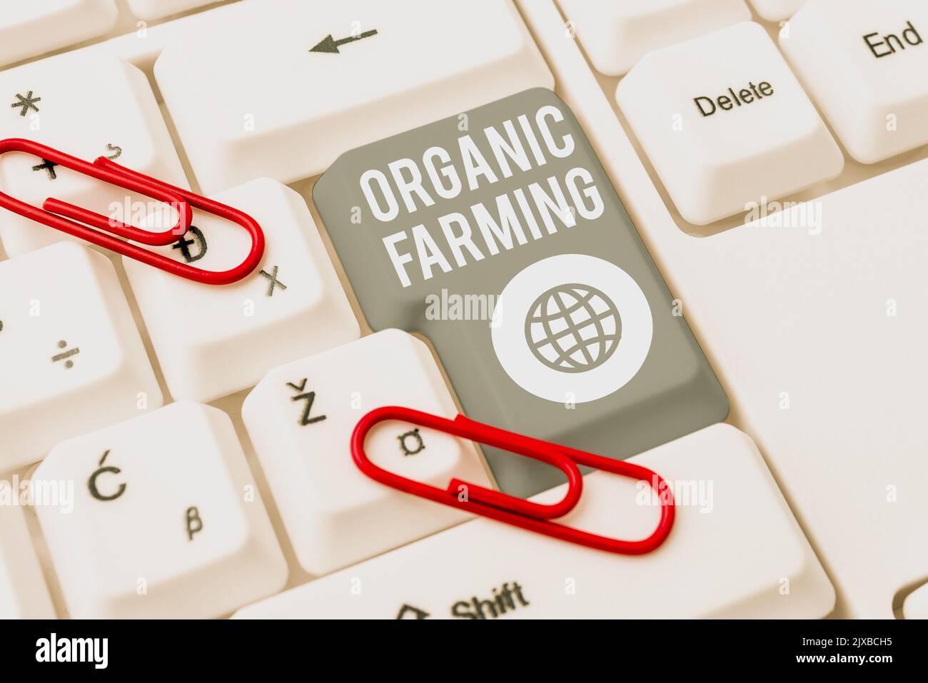 Text showing inspiration Organic Farmingan integrated farming system ...