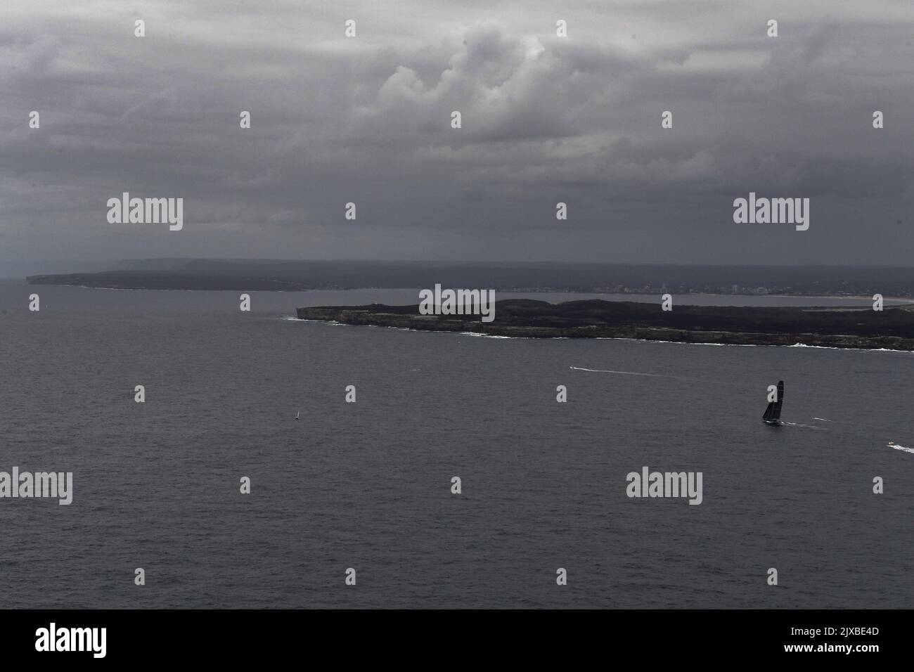Black Jack leads the fleet down the coast following the start of the ...