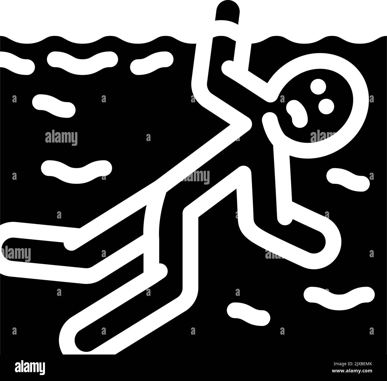 Drowned man Stock Vector Images - Alamy