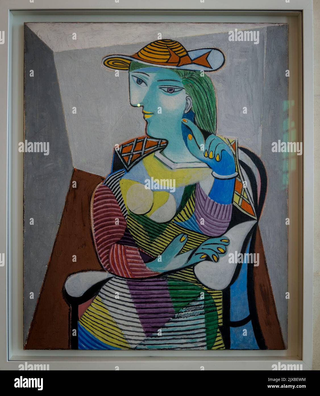 Portrait of Marie-Therese painting, Maya Ruiz-Picasso, Daughter of Pablo exhibition at the ...