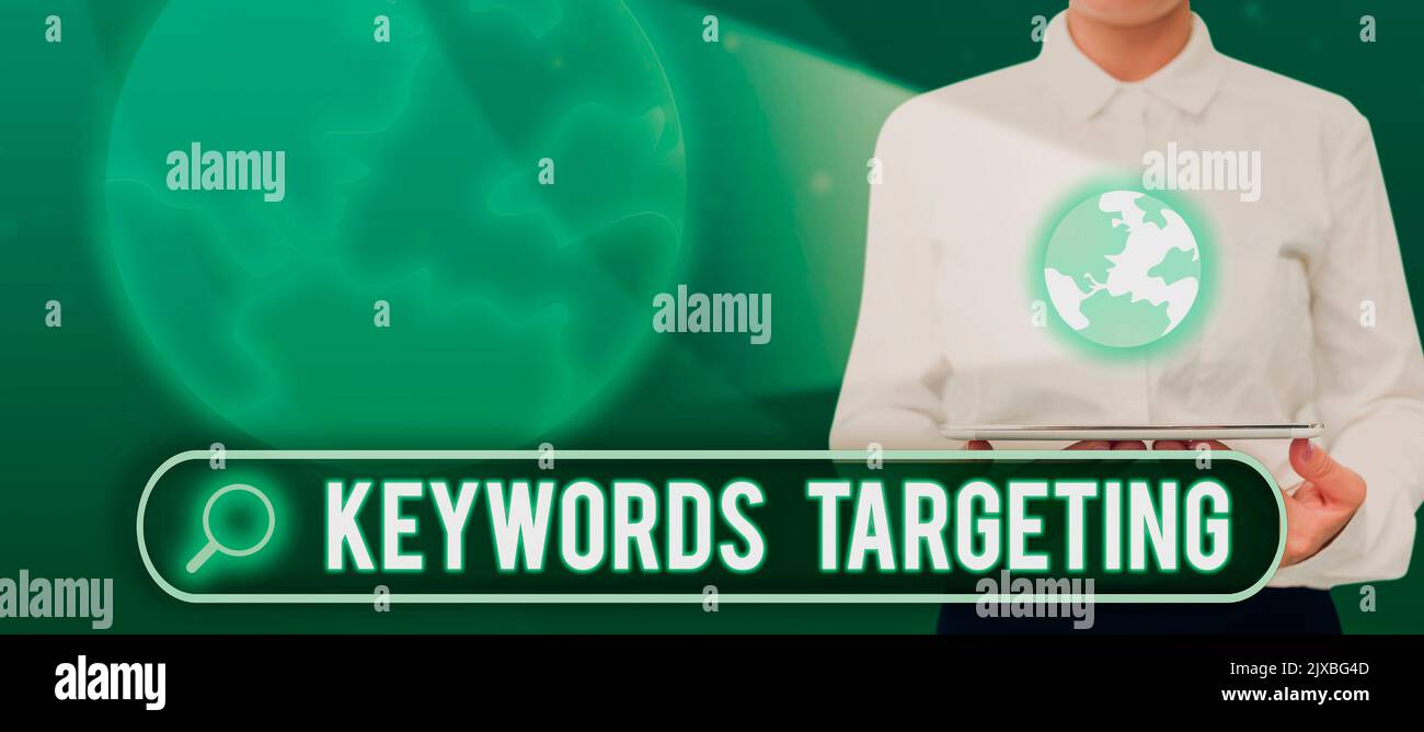 Text showing inspiration Keywords TargetingUse Relevant Words to get ...