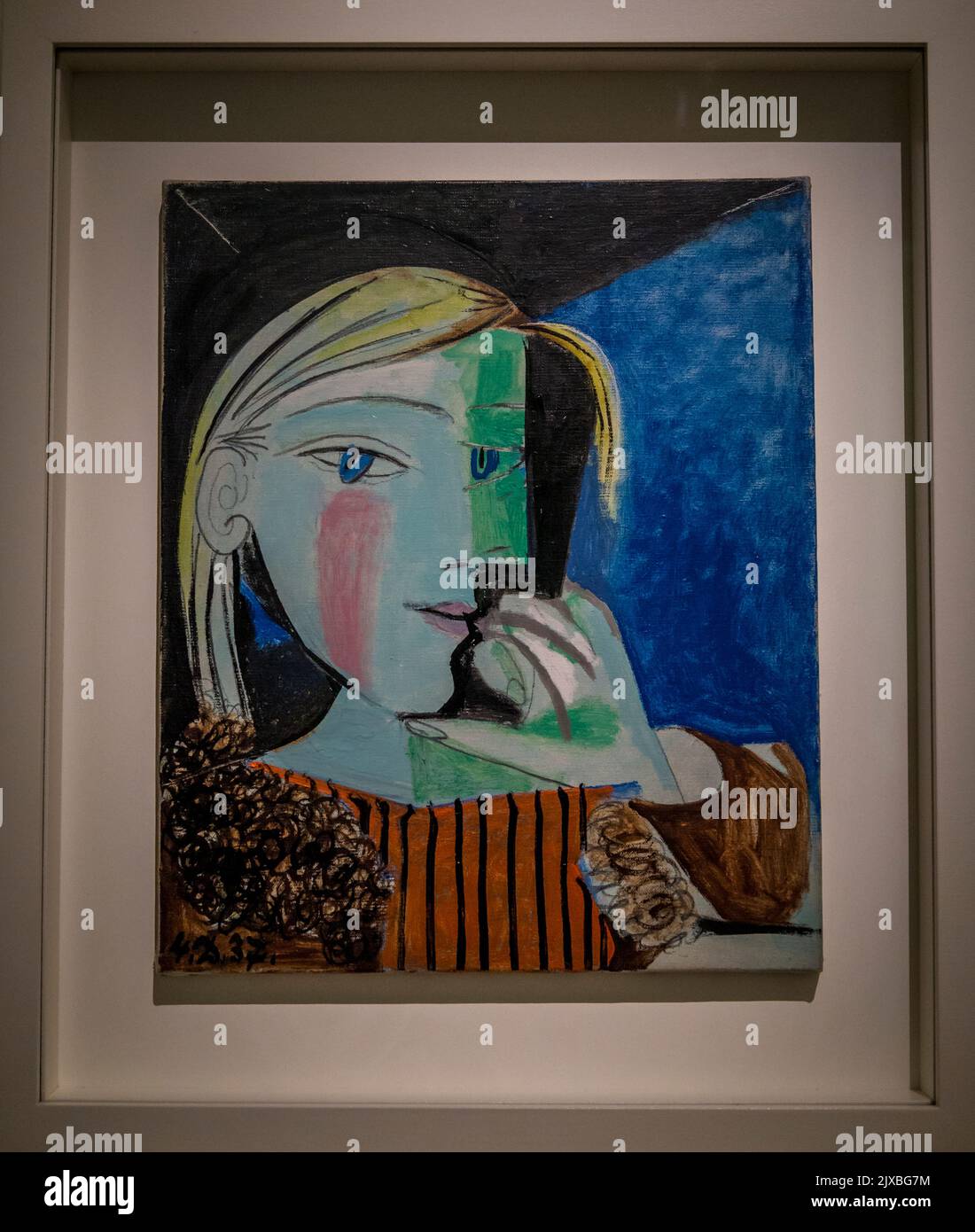 Portrait of Marie-Therese painting, Maya Ruiz-Picasso, Daughter of Pablo exhibition at the ...