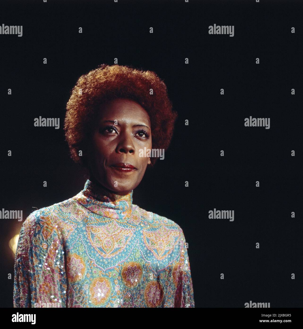 Ann Peebles, amerikanische Songschreiberin und Soulsängerin, bei einem ...