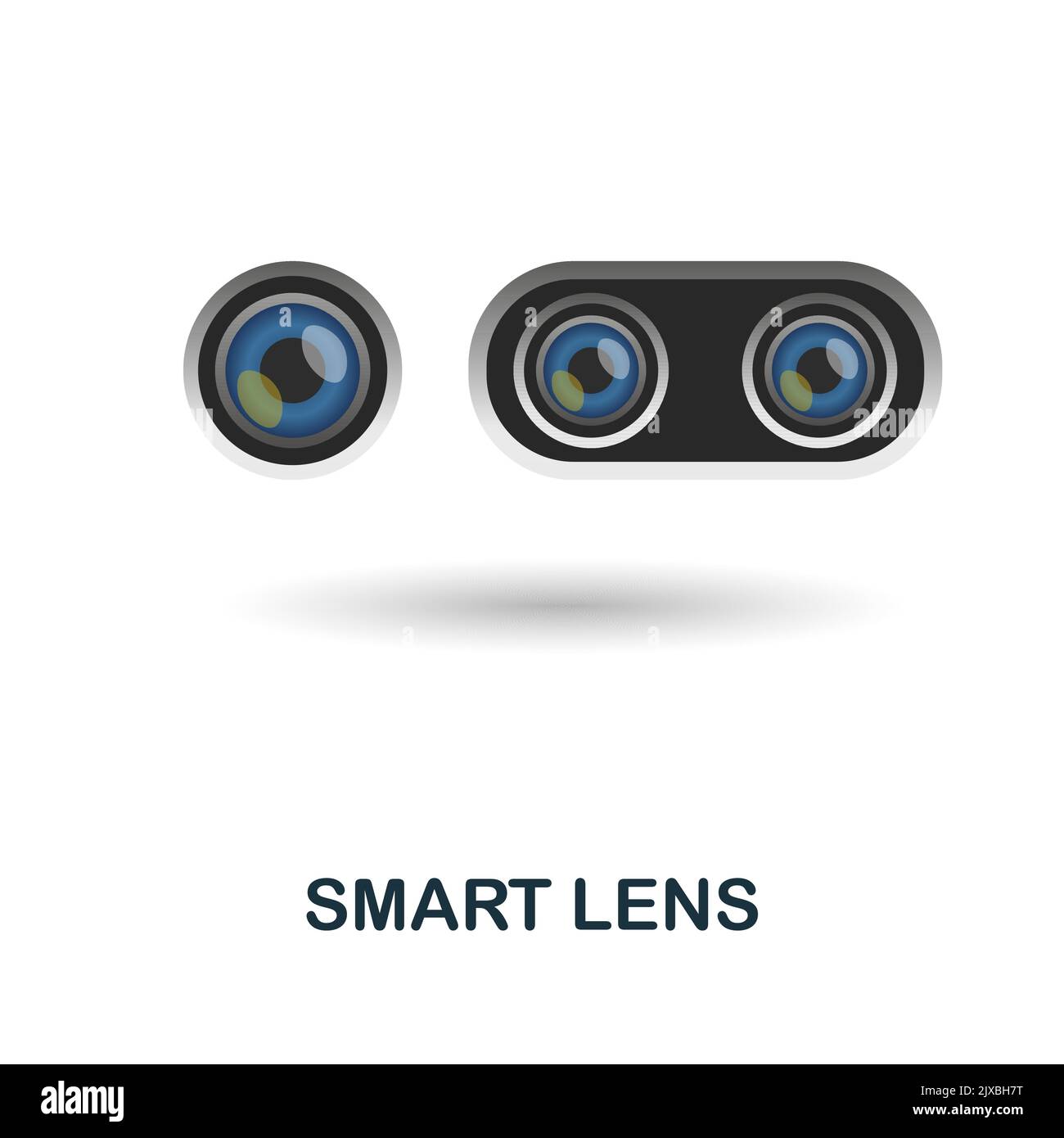Smart Lens icon. 3d illustration from artificial intelligence ...