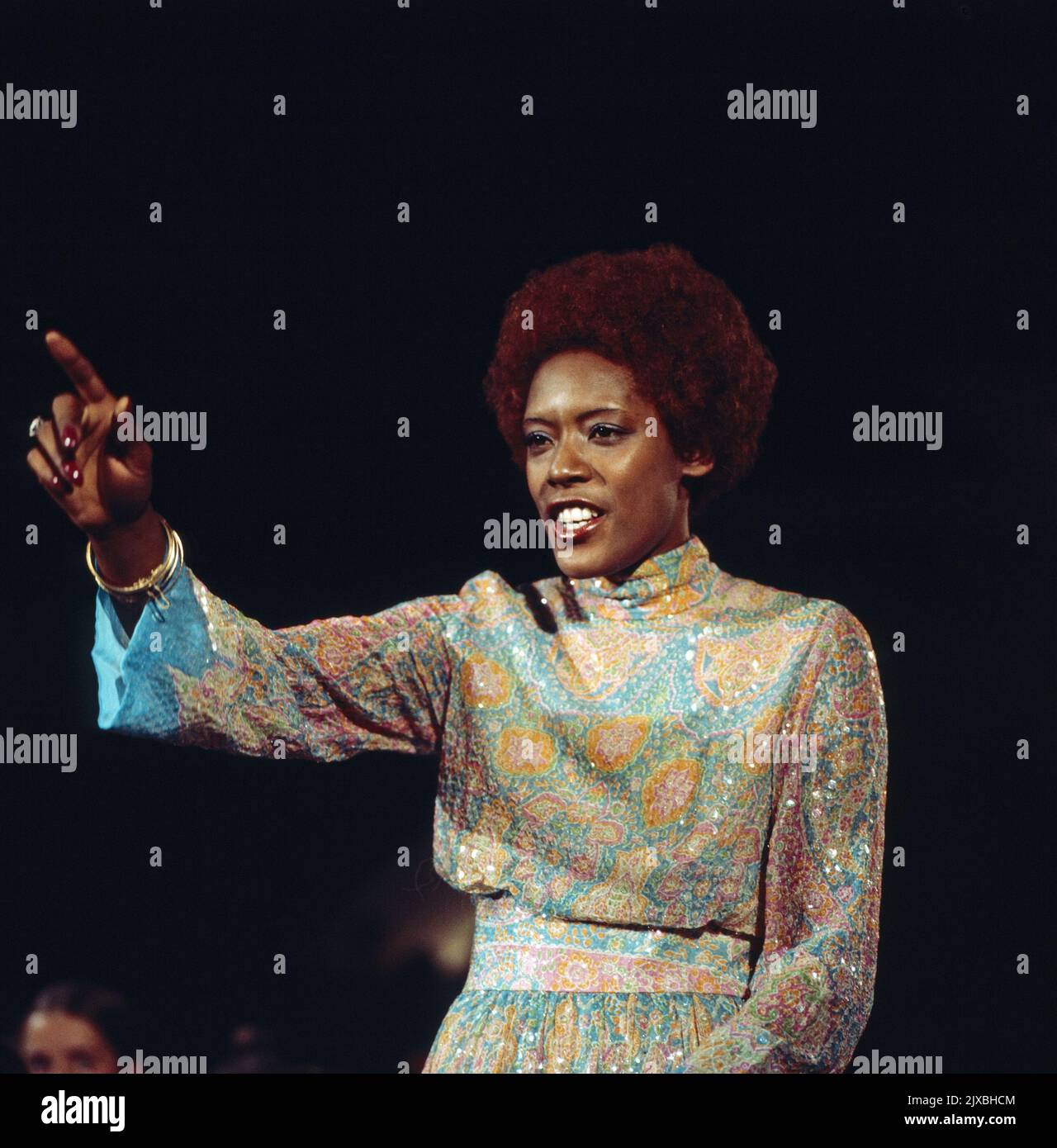 Ann Peebles, amerikanische Songschreiberin und Soulsängerin, bei einem ...