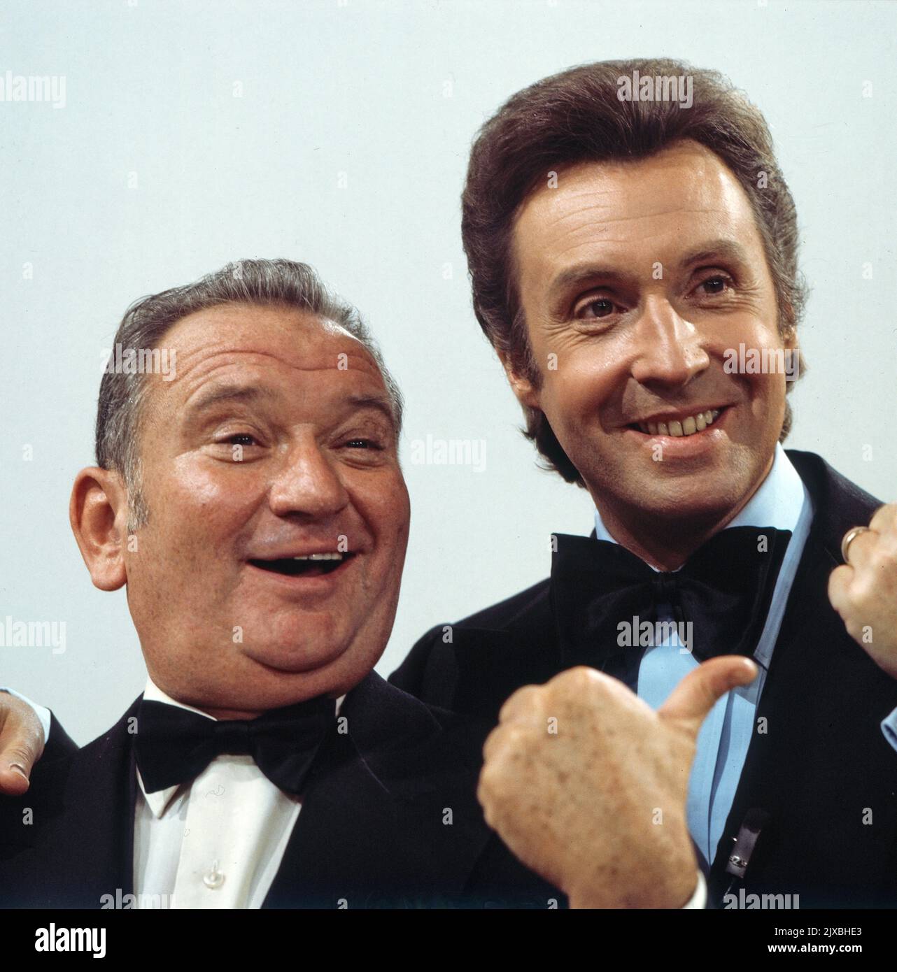 Fritz Muliar und Peter Alexander, österreichische Schauspieler, bei ...