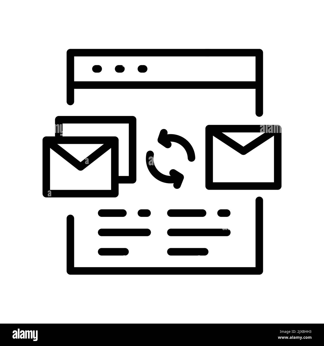Ddos olor line icon. Pictogram for web page Stock Vector Image & Art ...