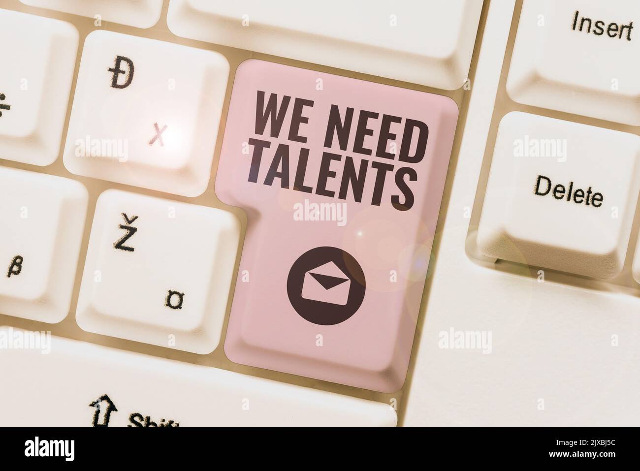 Writing displaying text We Need Talentsnew recruitment Making ...
