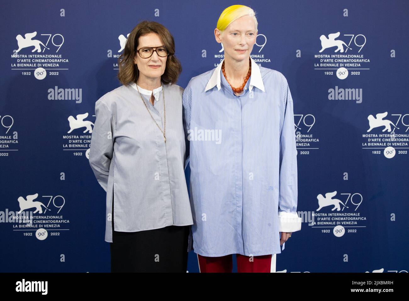 Director Joanna Hogg and Tilda Swinton attend the photocall for "The ...