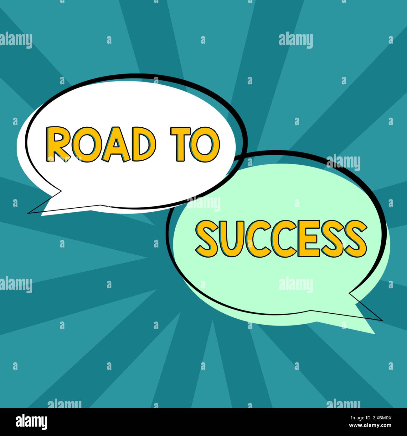 Hand writing sign Road To Successstudying really hard Improve yourself ...