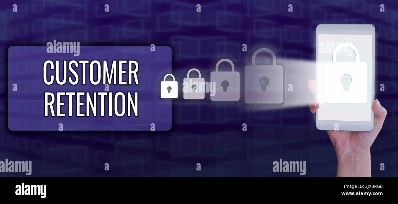 Conceptual Caption Customer Retentionkeeping Loyal Customers Retain Many As Possible Business