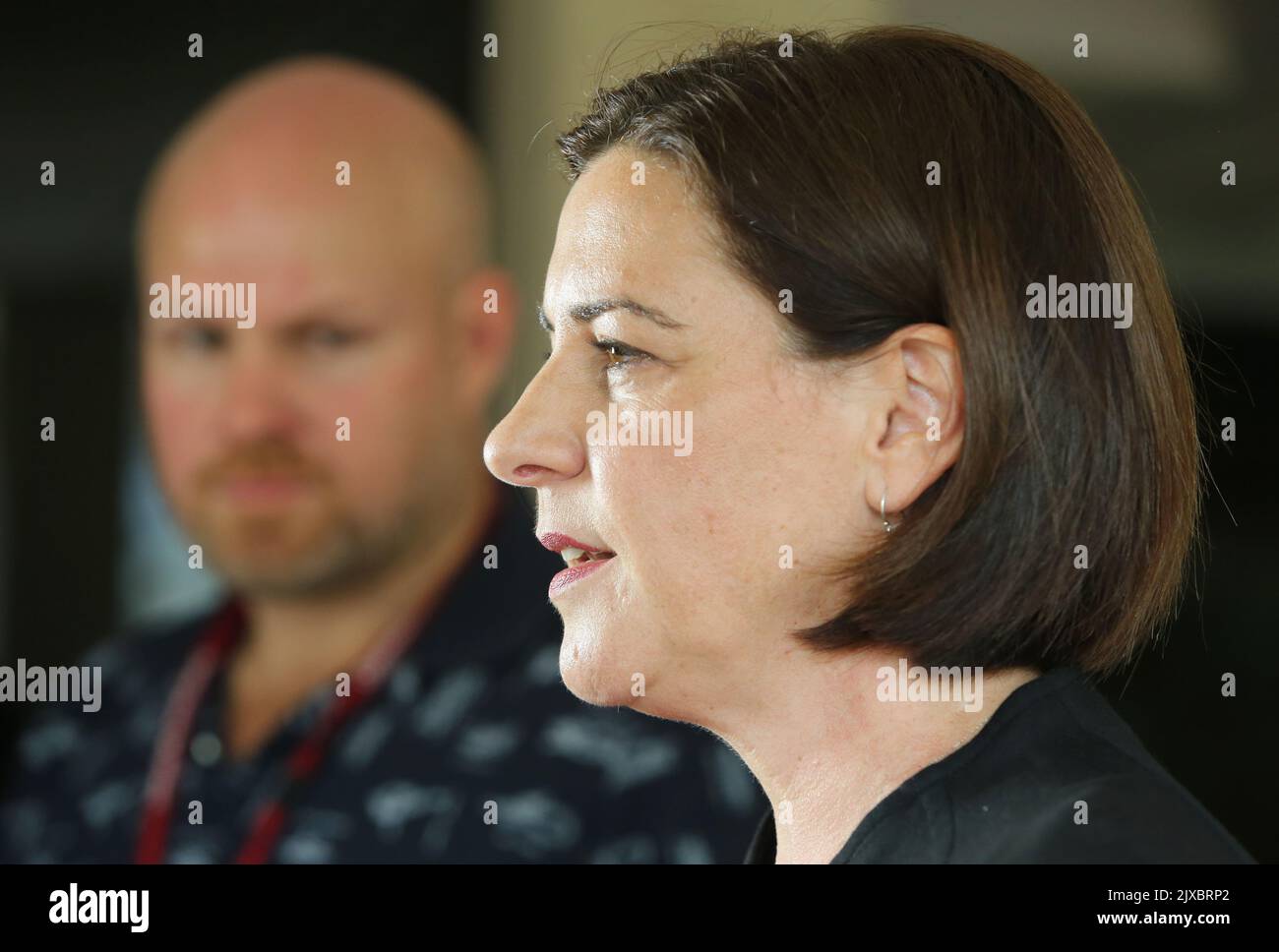 Queensland Liberal National Party Leader Deb Frecklington speaks during ...