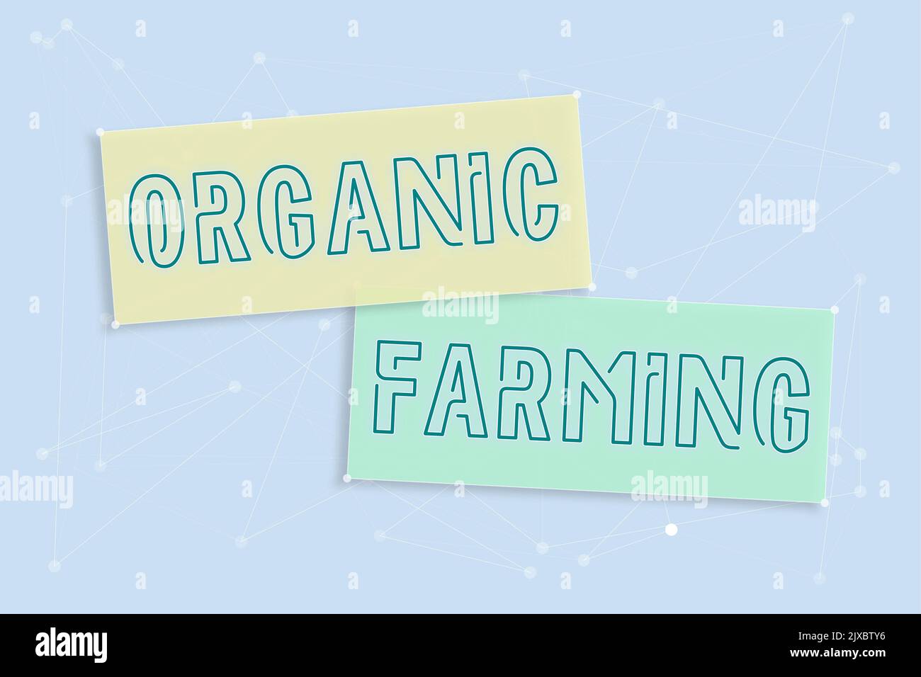 Text showing inspiration Organic Farmingan integrated farming system ...