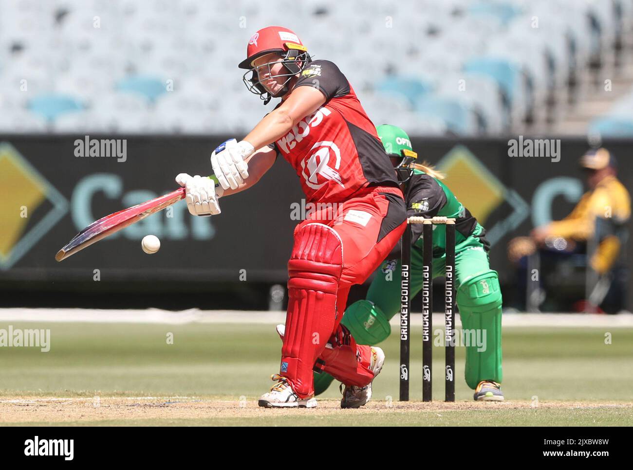 Kris Britt batting for the Renegades during the Melbourne Stars and the ...