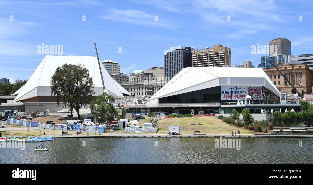 A general view of the Adelaide Festival Theatre showing 'The Rocky ...