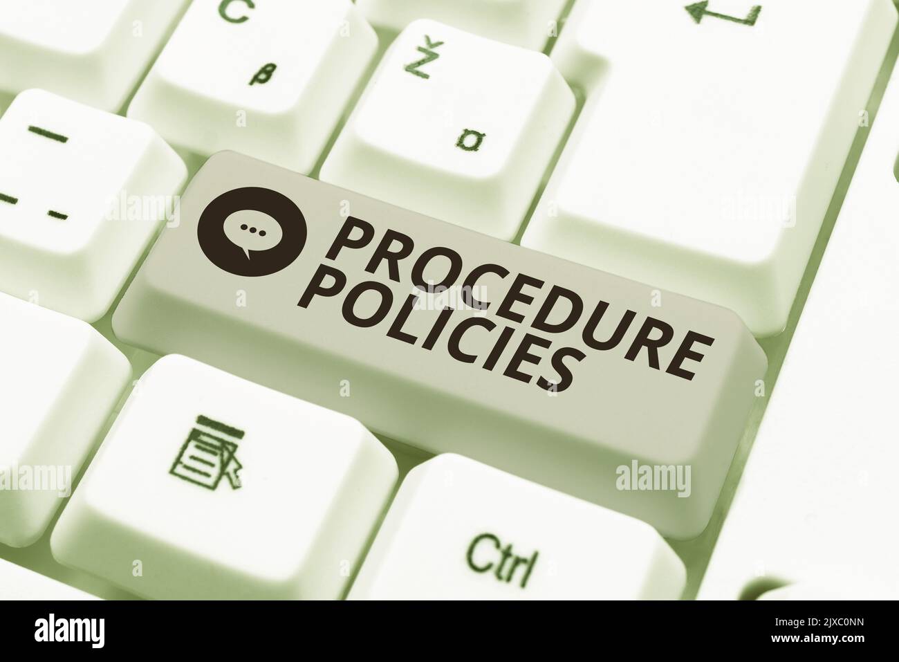 Hand writing sign Procedure PoliciesSteps to Guiding Principles Rules ...