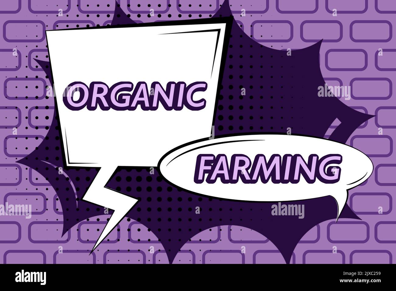 Conceptual caption Organic Farmingan integrated farming system that ...