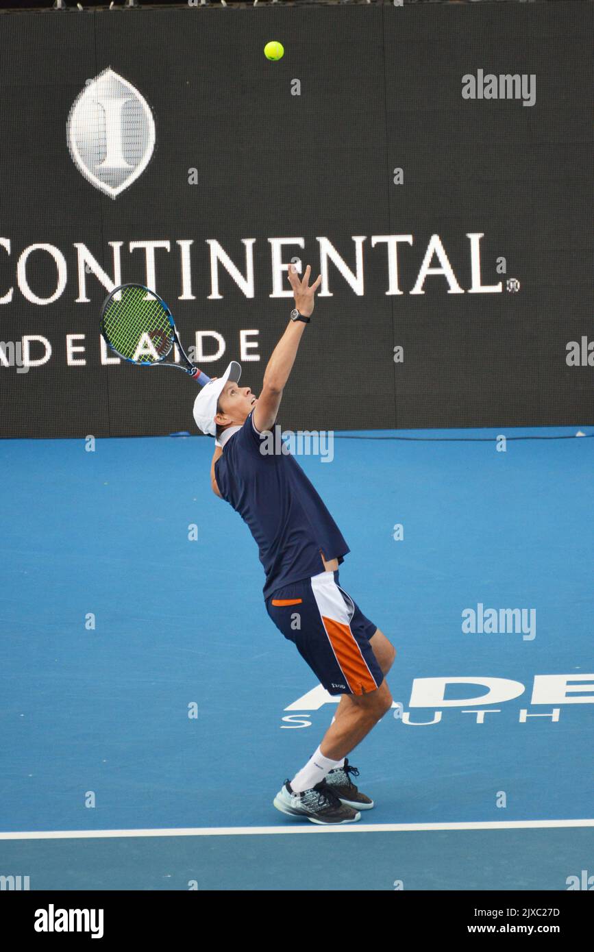 Bob Bryan of USA during the doubles match between Team Australia and ...