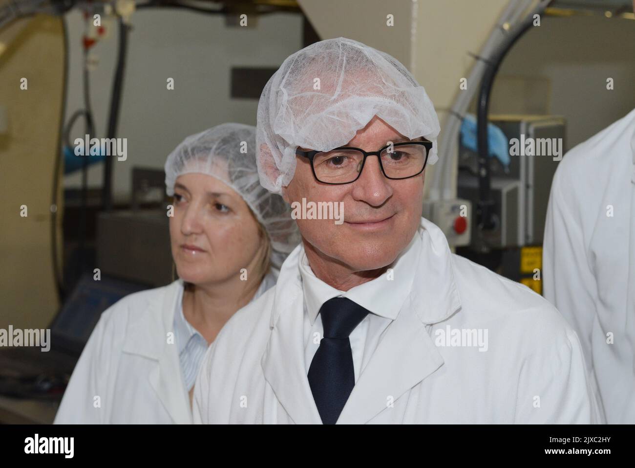 SA Premier Jay Weatherill (right) and former state MP Grace Portolesi ...