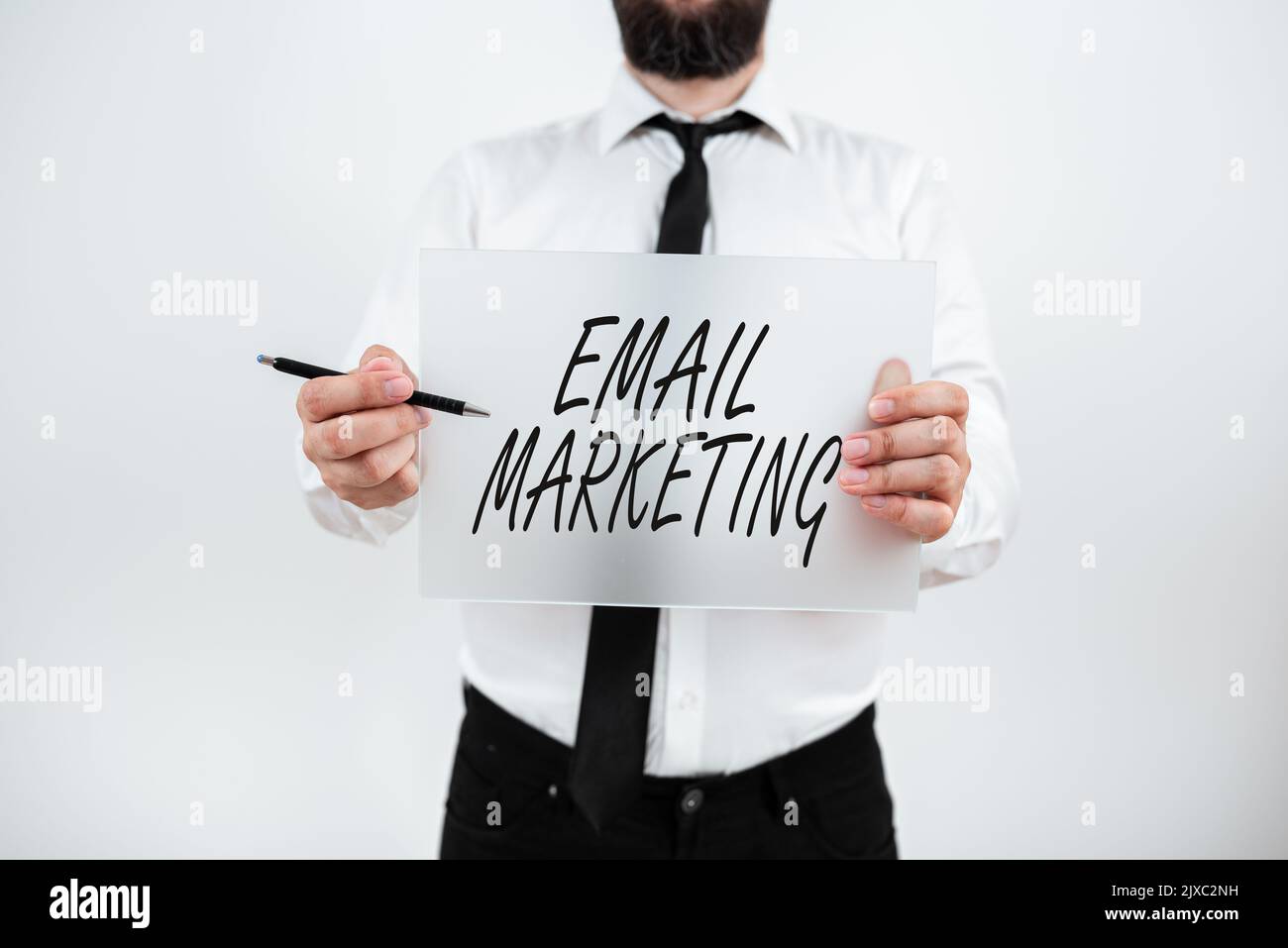 Text showing inspiration Email MarketingSending a commercial message to ...