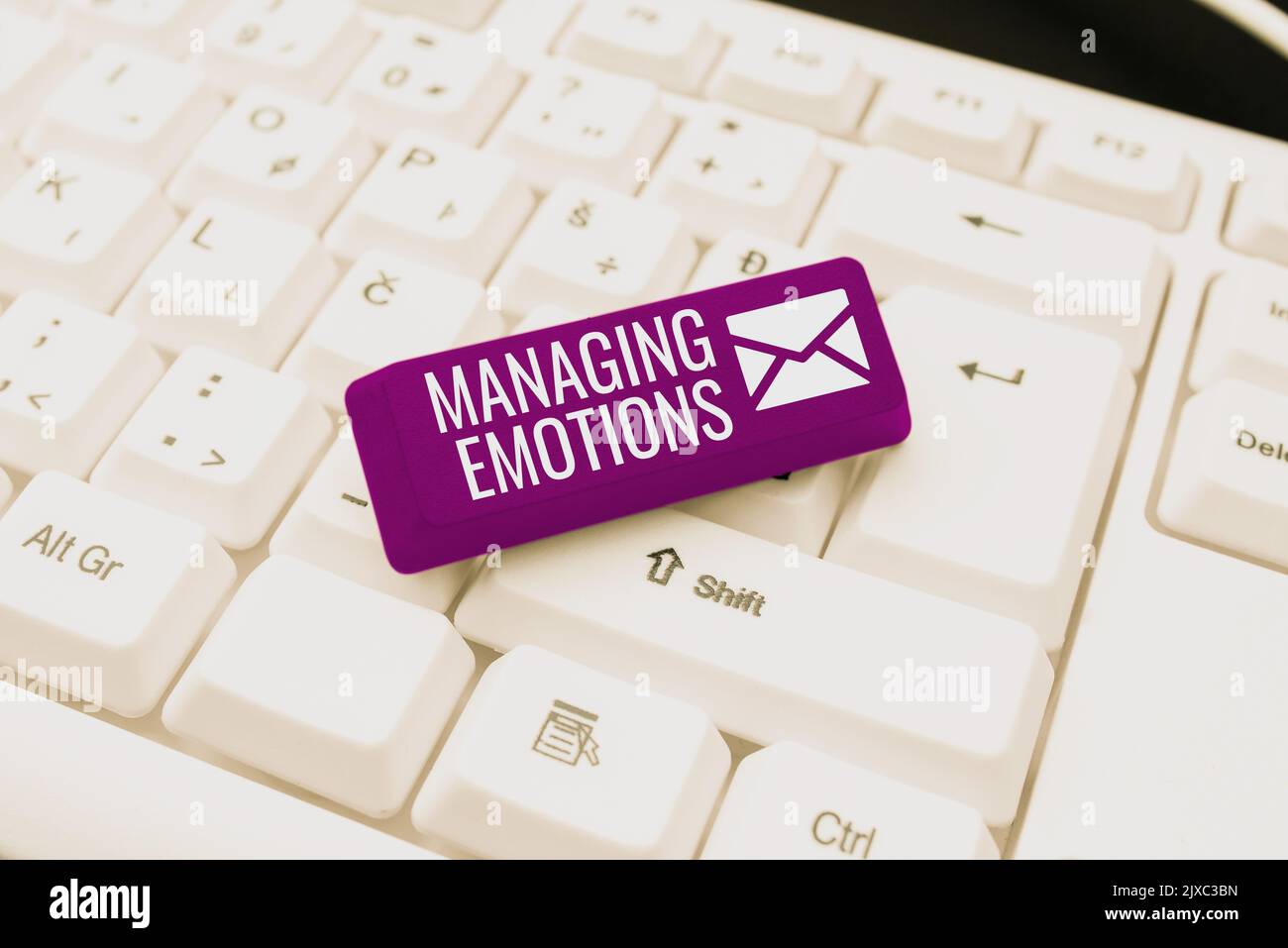Text caption presenting Managing EmotionsControlling feelings in ...