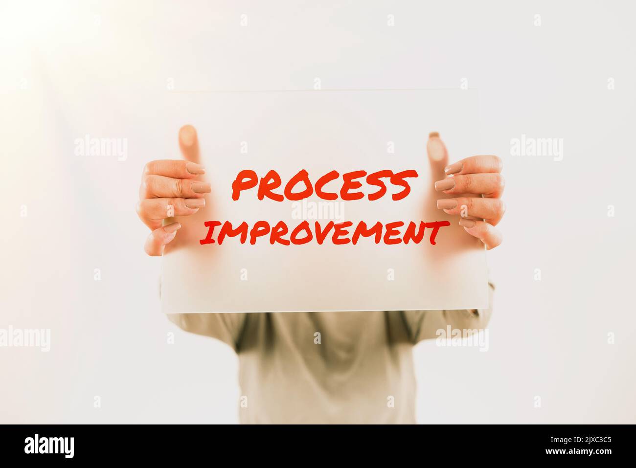 Conceptual display Process Improvement. Business approach Optimization ...