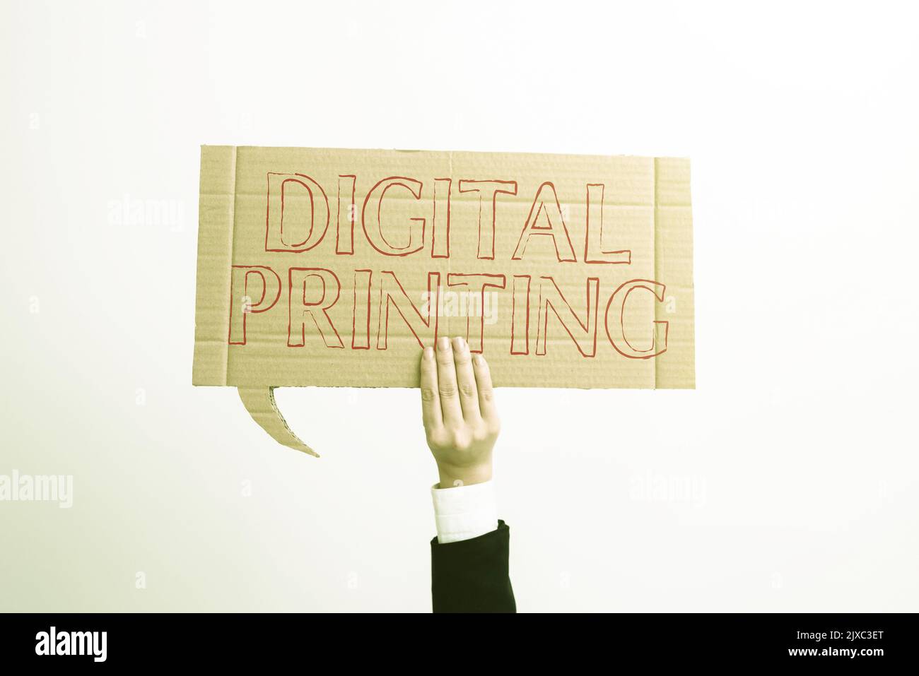 Handwriting text Digital Printingdigital based images directly to ...