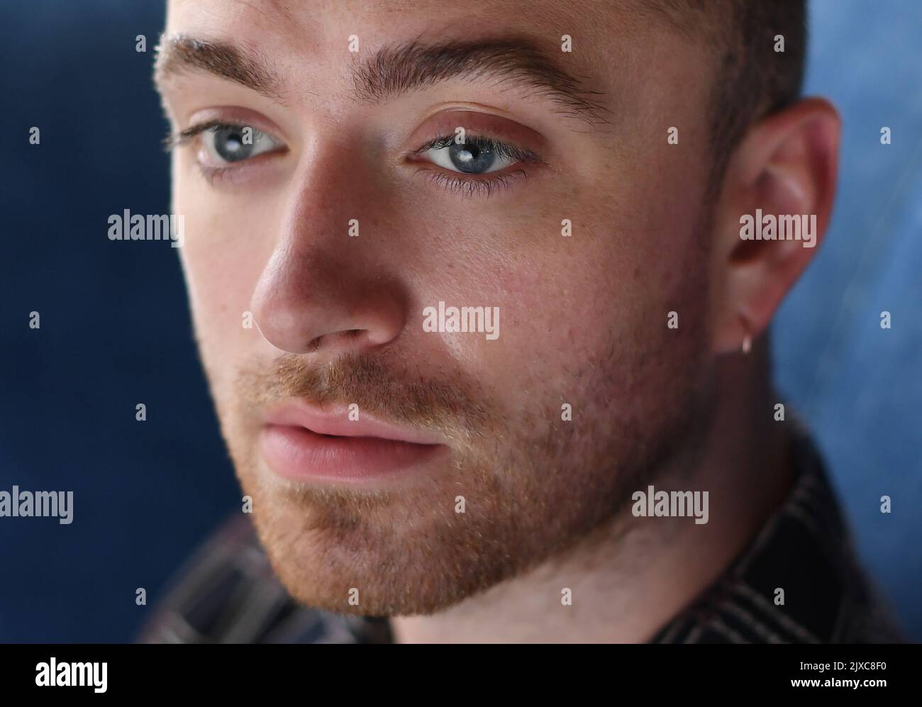 British singer Sam Smith poses for a photograph in Sydney, Tuesday ...