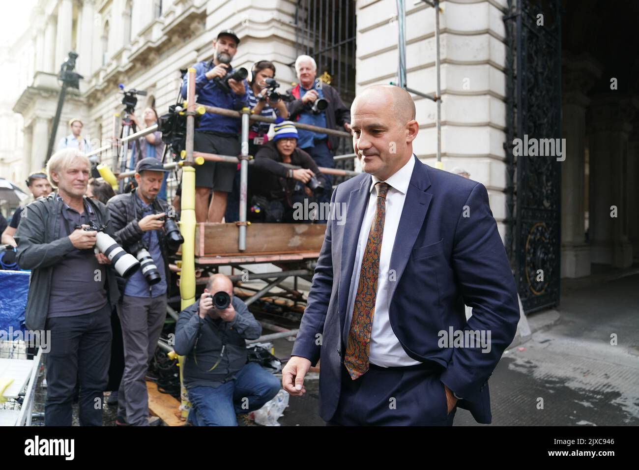 Chairman Jake Berry arriving in Downing Street, London, for the first ...
