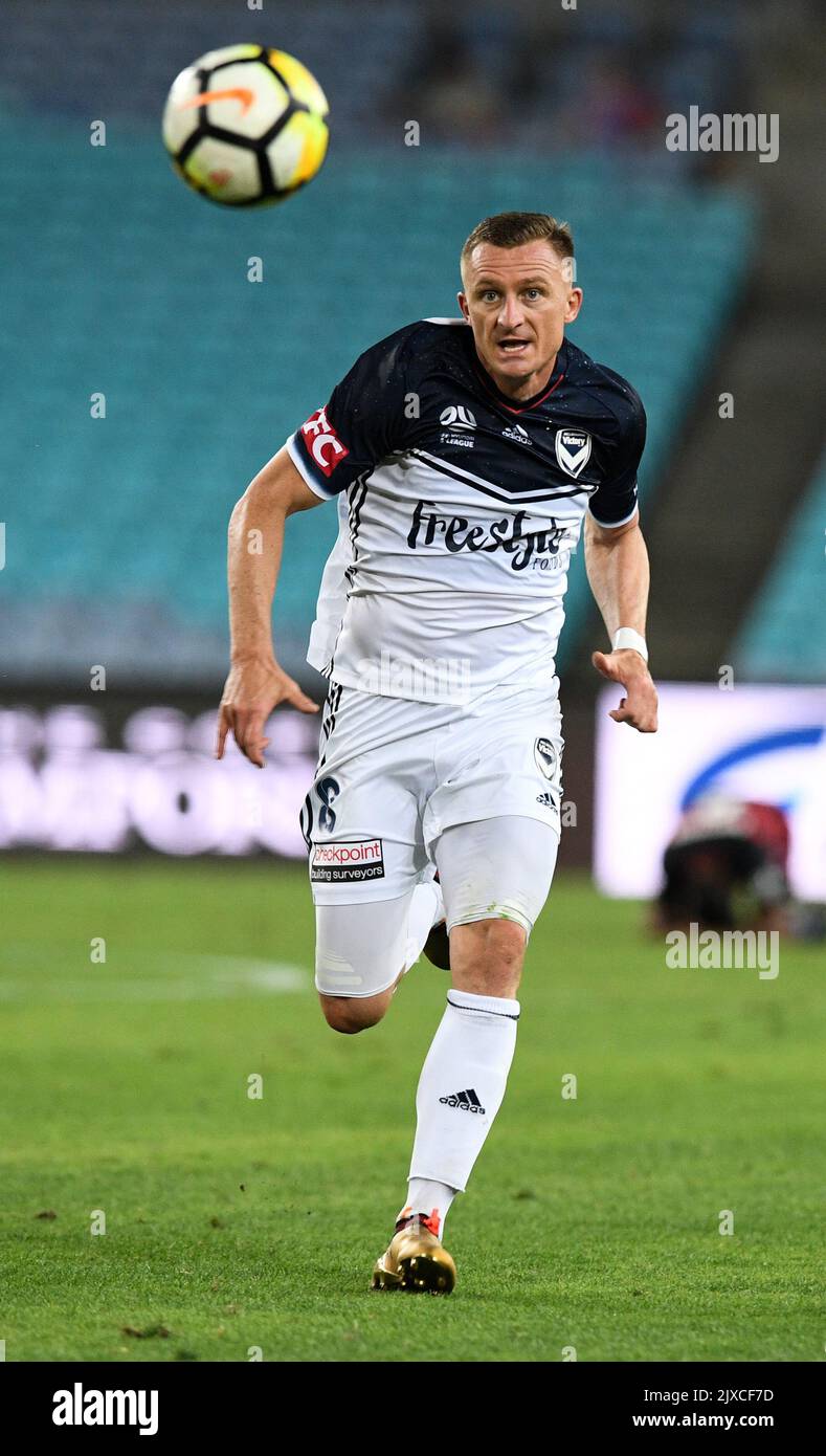 Besart Berisha chases down the ball during the A-League Round 17 match ...