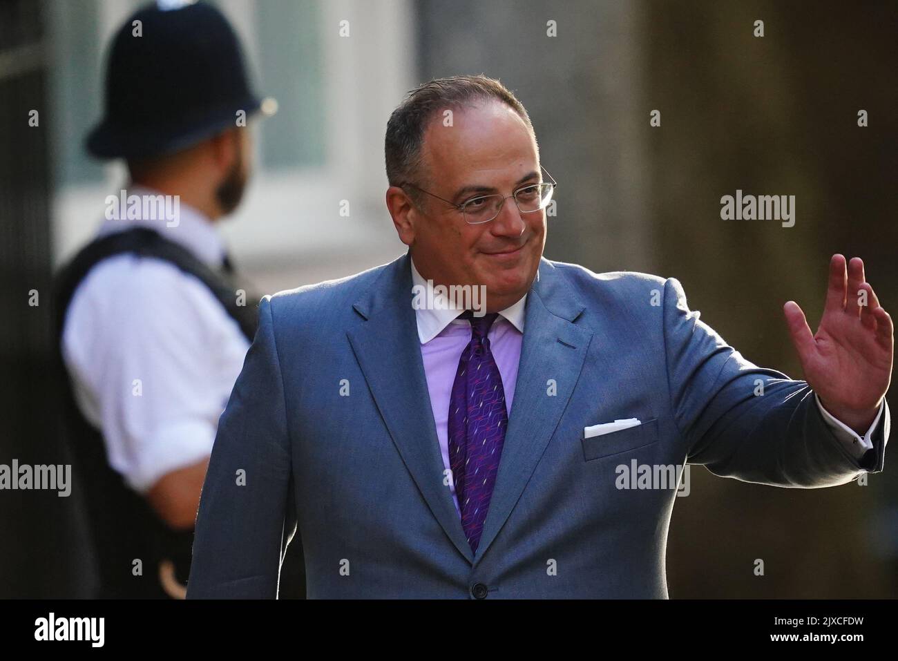 Attorney General Michael Ellis arriving in Downing Street, London, for ...
