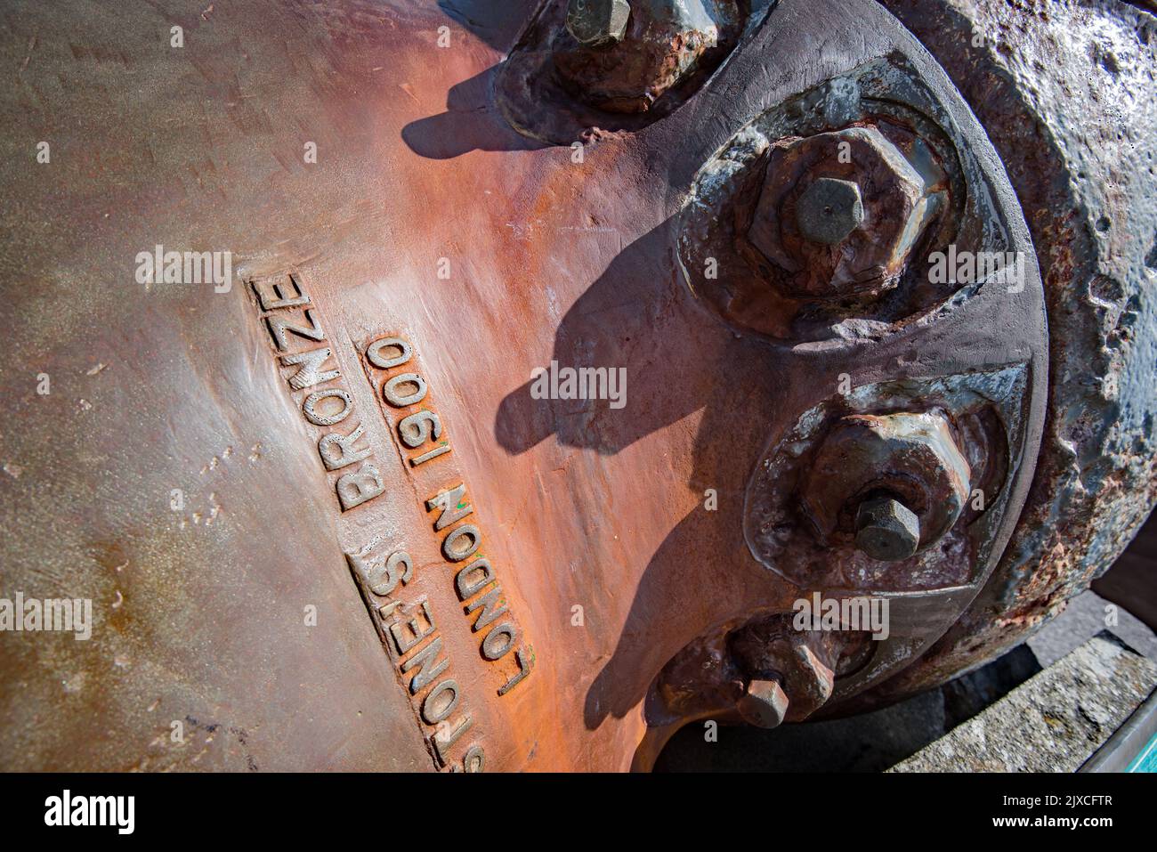 The propeller from the SS Irada whic was sunk by a German U-boat in ...