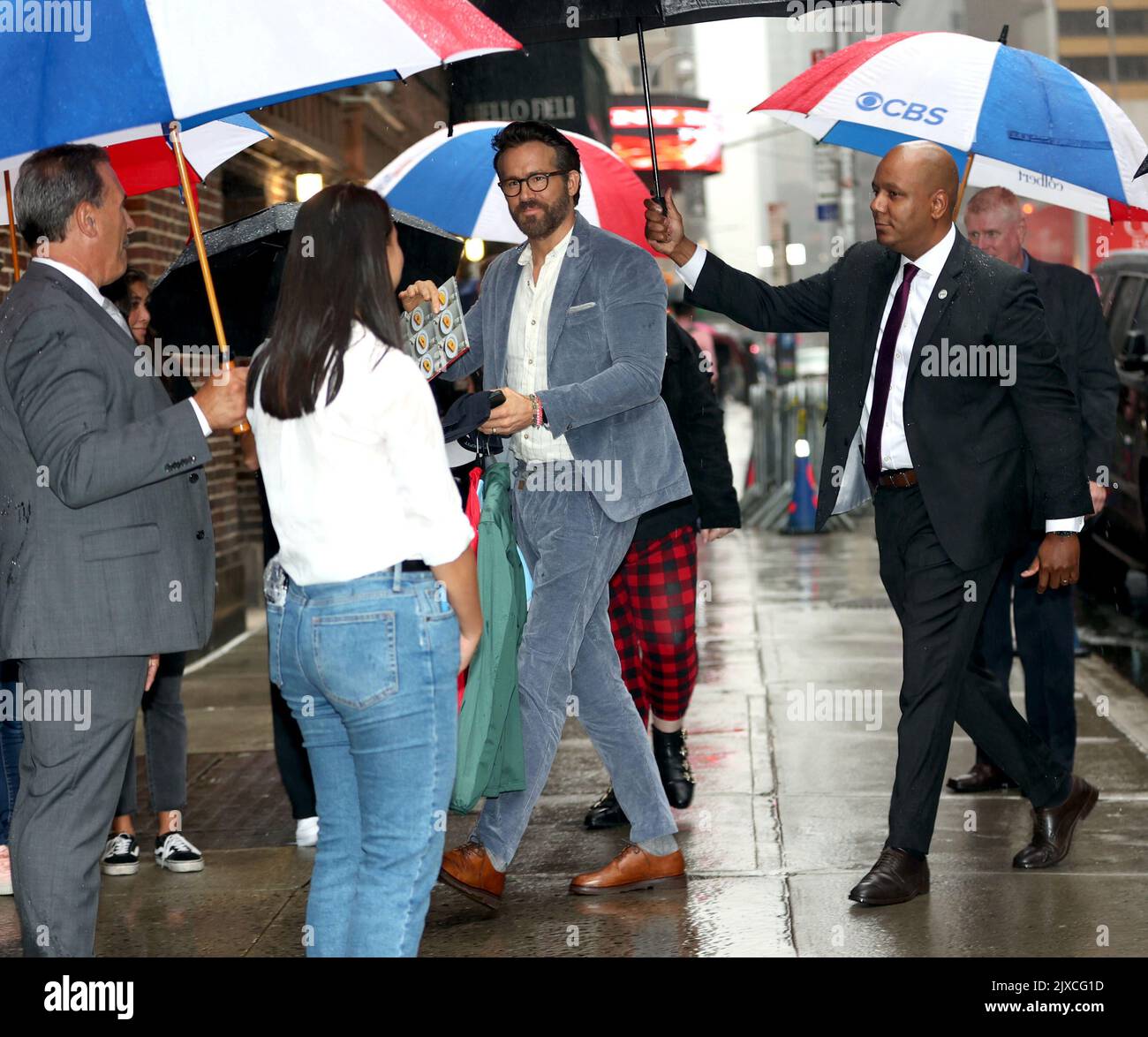 Celebrities At `The Late Show With Stephen Colbert` Show Studios ...