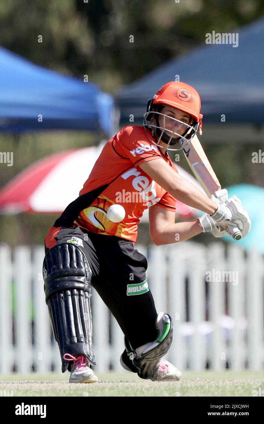 Nicole Bolton of the Scorchers bats during the Women's Big Bash League ...
