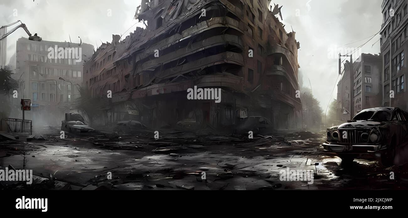 Futuristic battle scene hi-res stock photography and images - Alamy