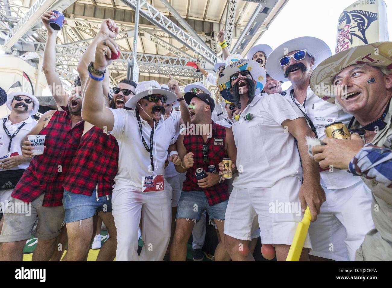 Participants in the dress-up competition at the annual Australia Day ...