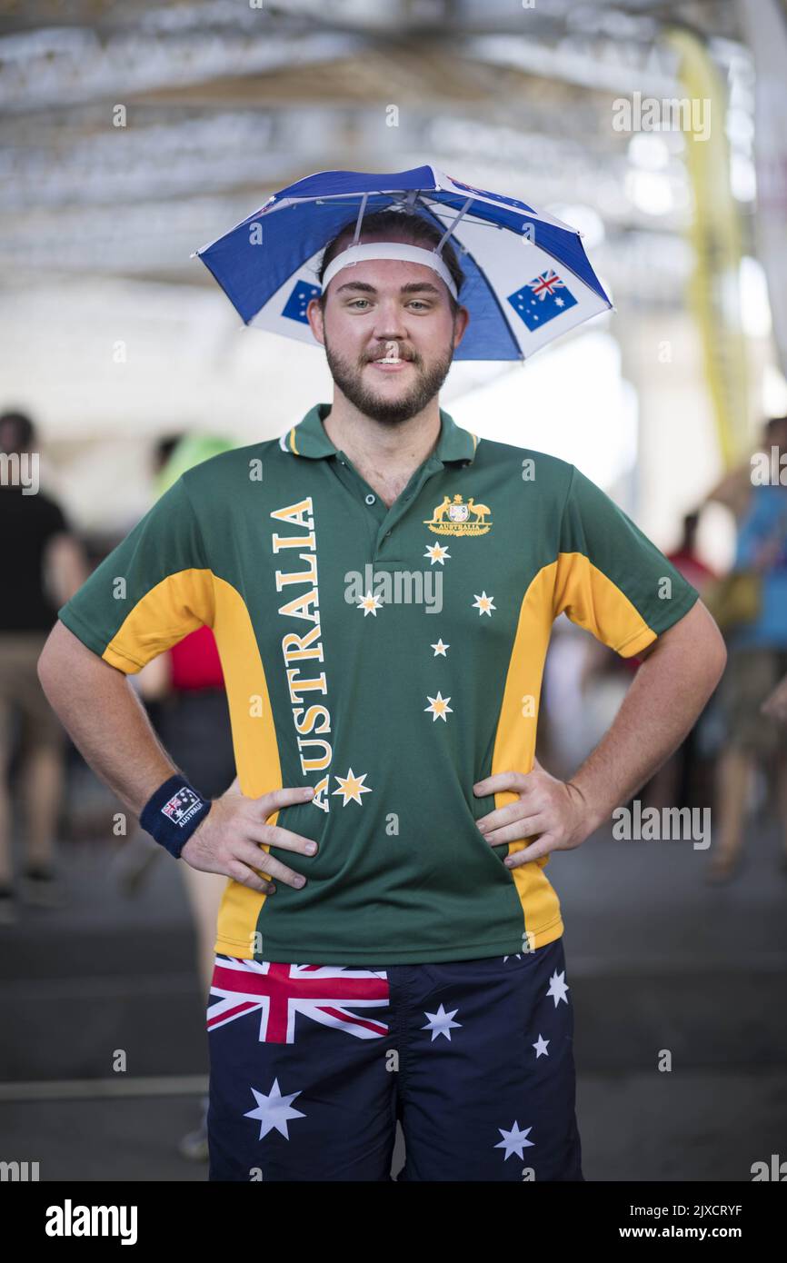 Anthony Williams poses for a photograph at the annual Australia Day ...