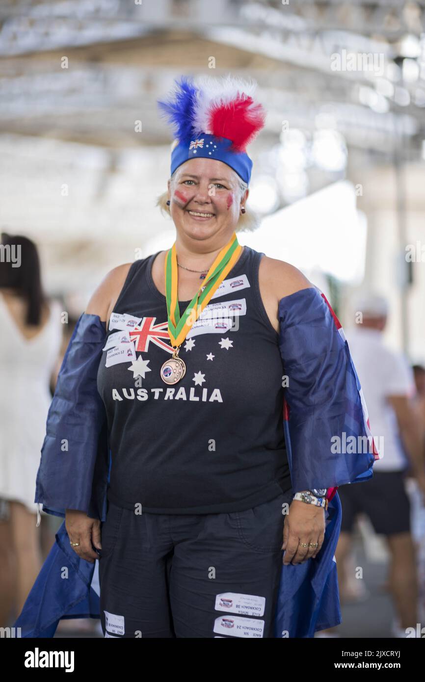 Simone Miller poses for a photograph at the annual Australia Day ...